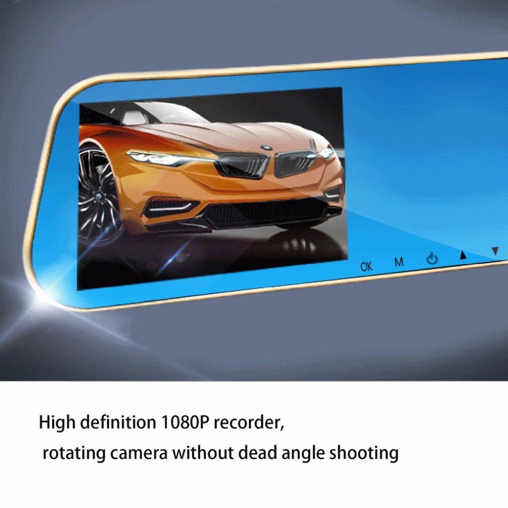 4.3 Inch Screen Full 1080P Car Vehicle DVR Rear Vi... – Grandado