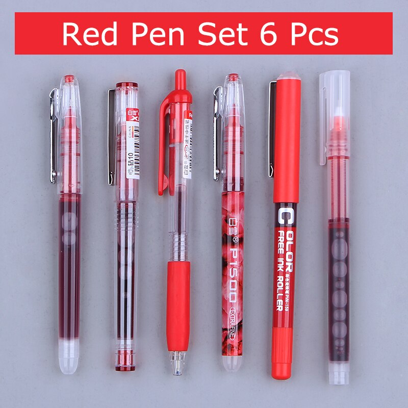 6/7pcs Simplicity Color Gel Pen Set 0.5mm Quick-dr... – Vicedeal