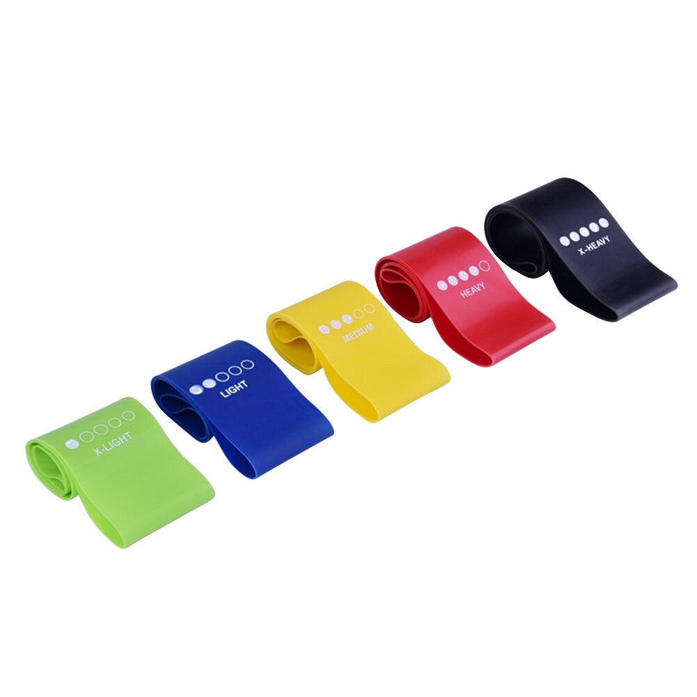 Yoga Resistance Bands Elastic Rubber Loops Bands F... – Vicedeal