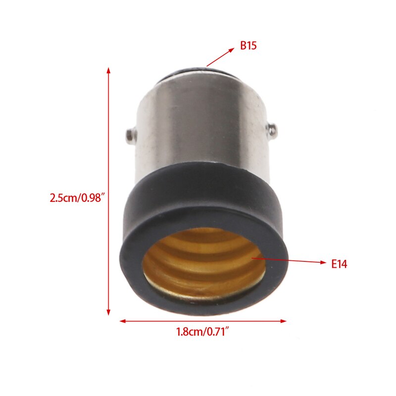 B15 Male Naar E14 Vrouwelijke Lamp Socket Licht Ex... – Grandado