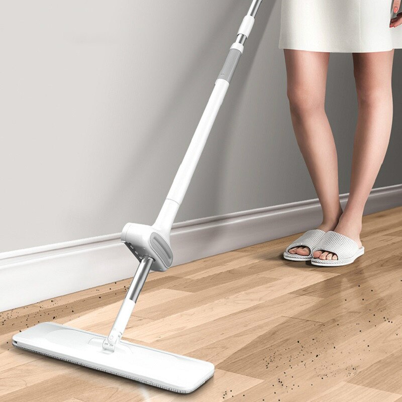 Flat Mop Free Hand Washing Lazy Stainless Steel Ha... – Vicedeal