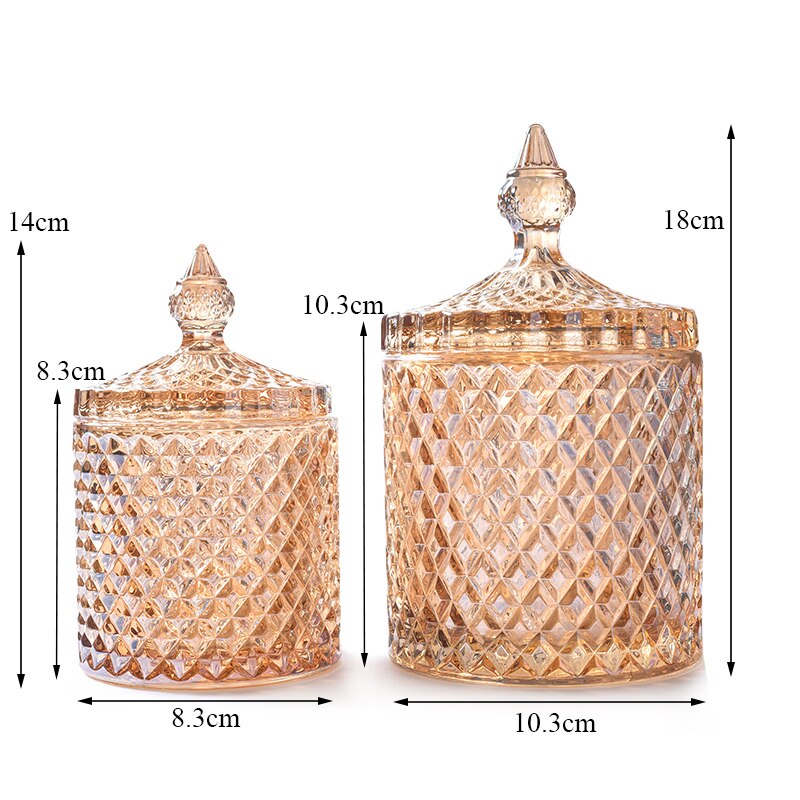 Nordic Crystal Sealed Glass Jewelry Storage Bottle... – Vicedeal
