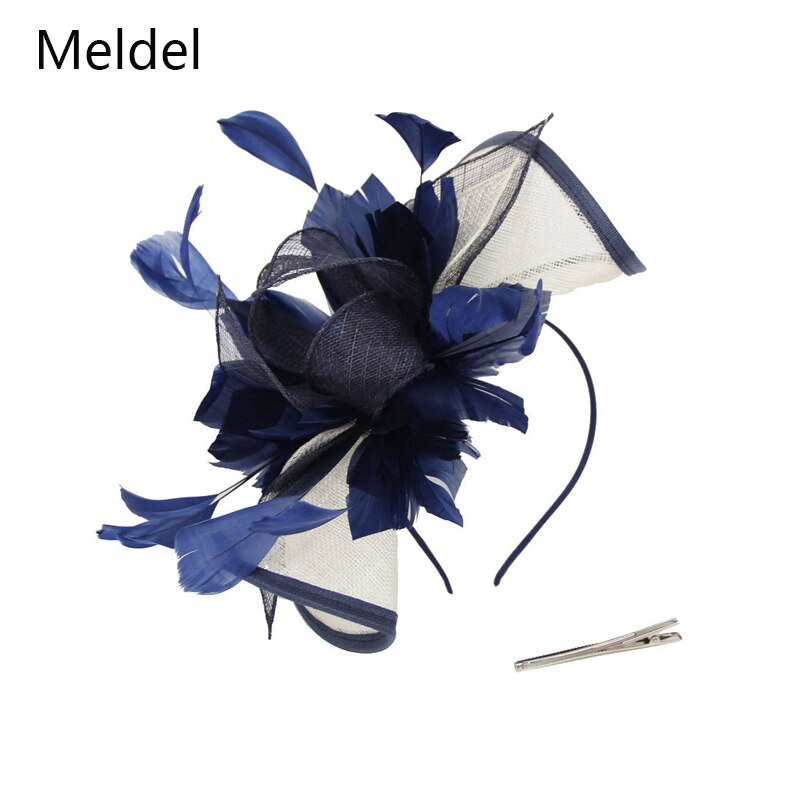 Meddel Vintage Bridal Flower Feather Hat Wedding A... – Vicedeal
