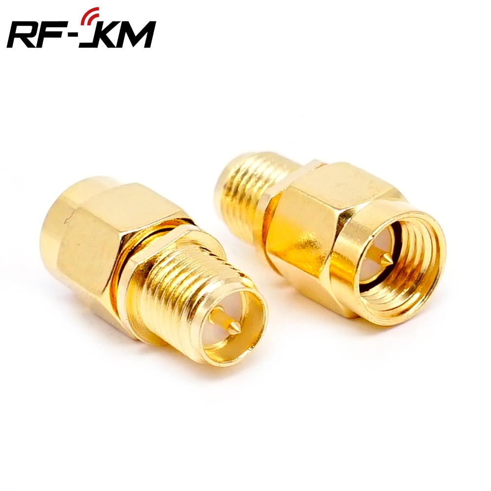 2pcs RF coaxial coax adapter SMA male to RP SMA fe... – Grandado