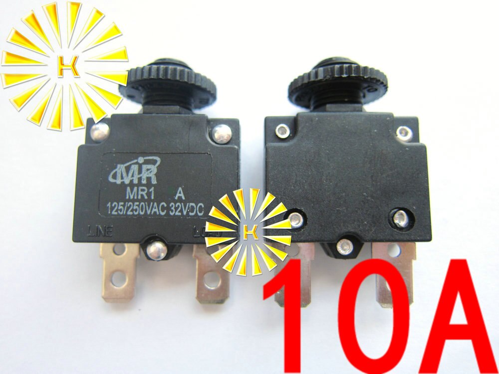10PCSx MR1 3A 4A 5A 6A 7A 10A 12A 15A Circuit Brea... – Grandado