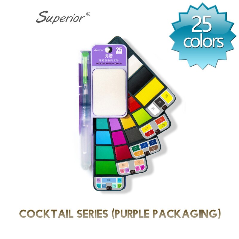 Superior Solid Watercolor Paint multiple colour Se... – Vicedeal