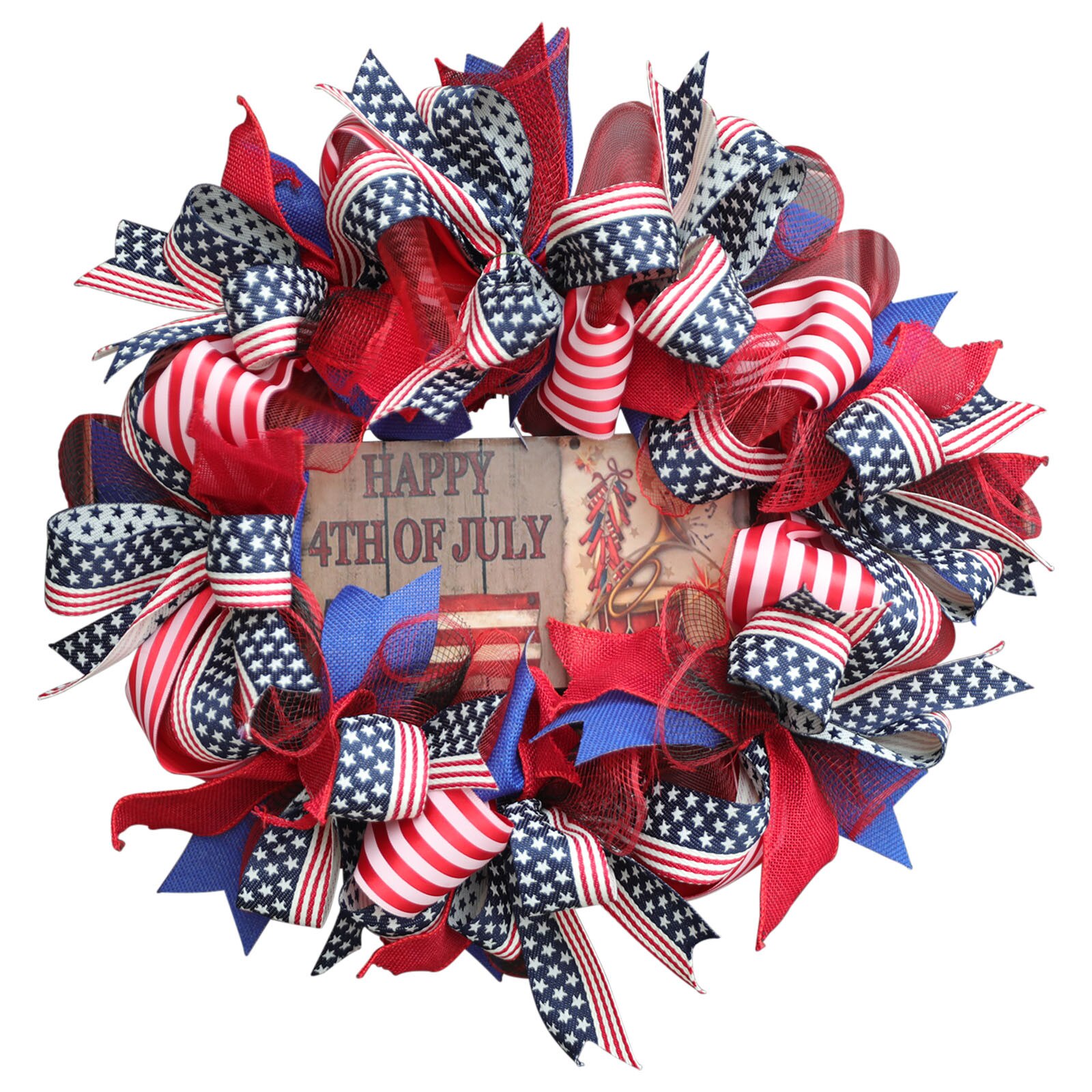 Independence Day Patriotic Wreath America Memorial... – Vicedeal