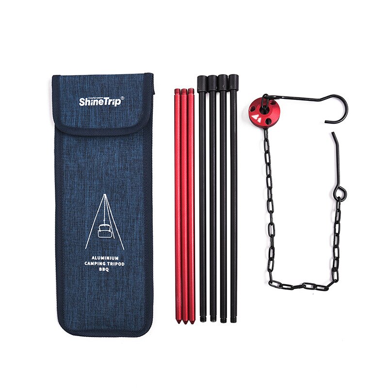 ShineTrip Camping Picnic Cooking Tripod Hanging Po... – Vicedeal