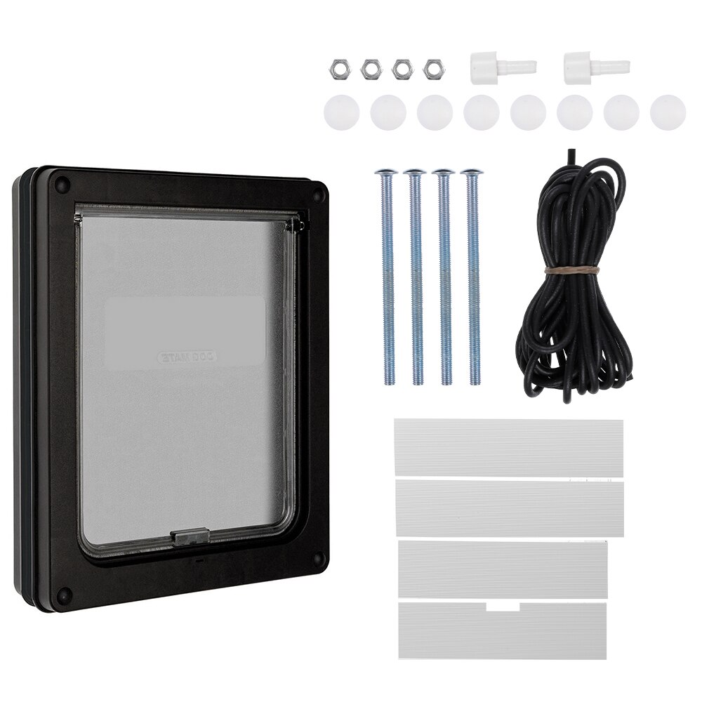 Dog Door Safety Pet Flap Door Automatic Magnetic L... – Vicedeal