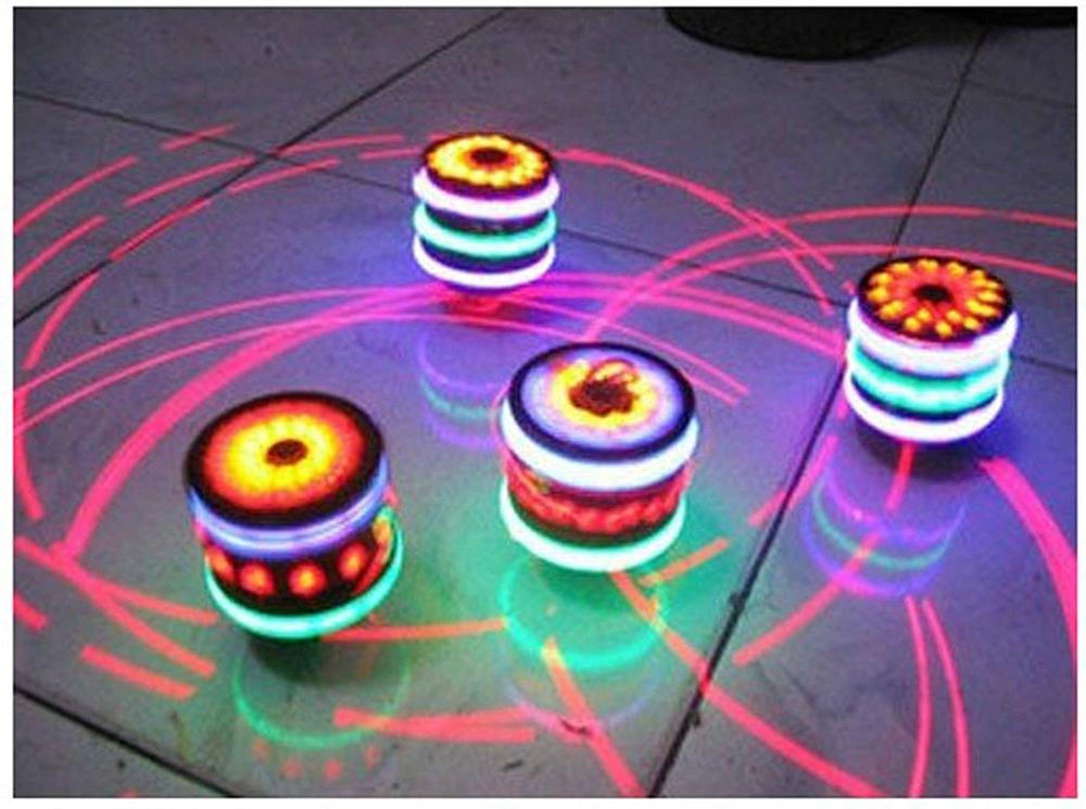 Novel Flash Led Light Spinning Top Spinner Gyro Pe... – Vicedeal