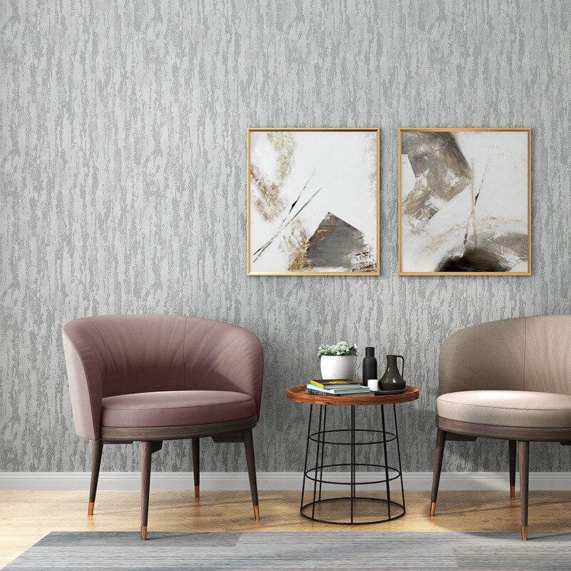 3D Nordic Stijl Plain Grijs Behang Streep Non Wove... – Grandado