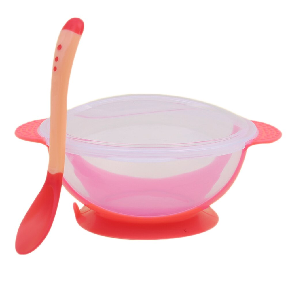 Baby Feeding Bowl and Spoon Set Cartoon Feeding Ba... – Vicedeal