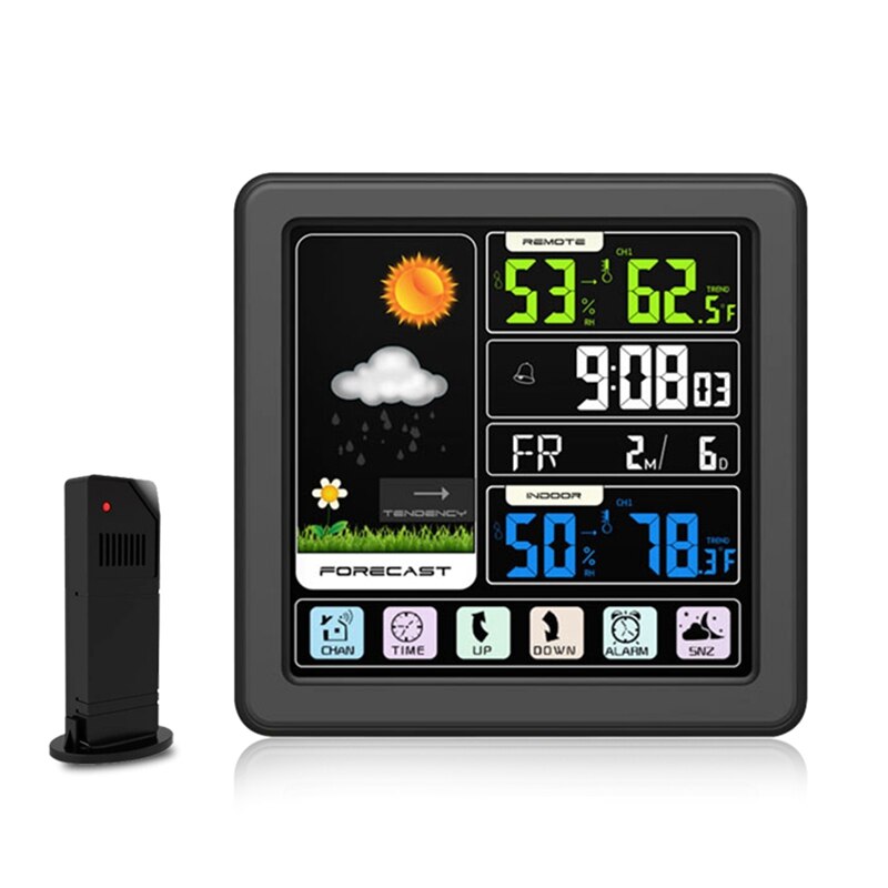 Wireless Weather Station Indoor Outdoor Digital To... – Grandado