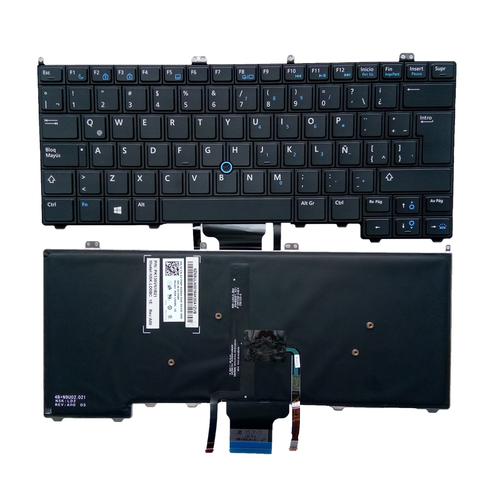 Laptop Toetsenbord La Latin Spaans Voor Dell E7440... – Grandado
