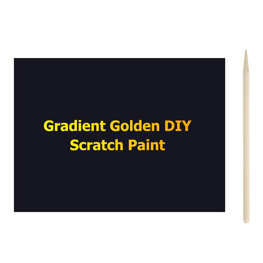 DIY Gradient Color Scratch Art Doodle Scraping Pai... – Grandado