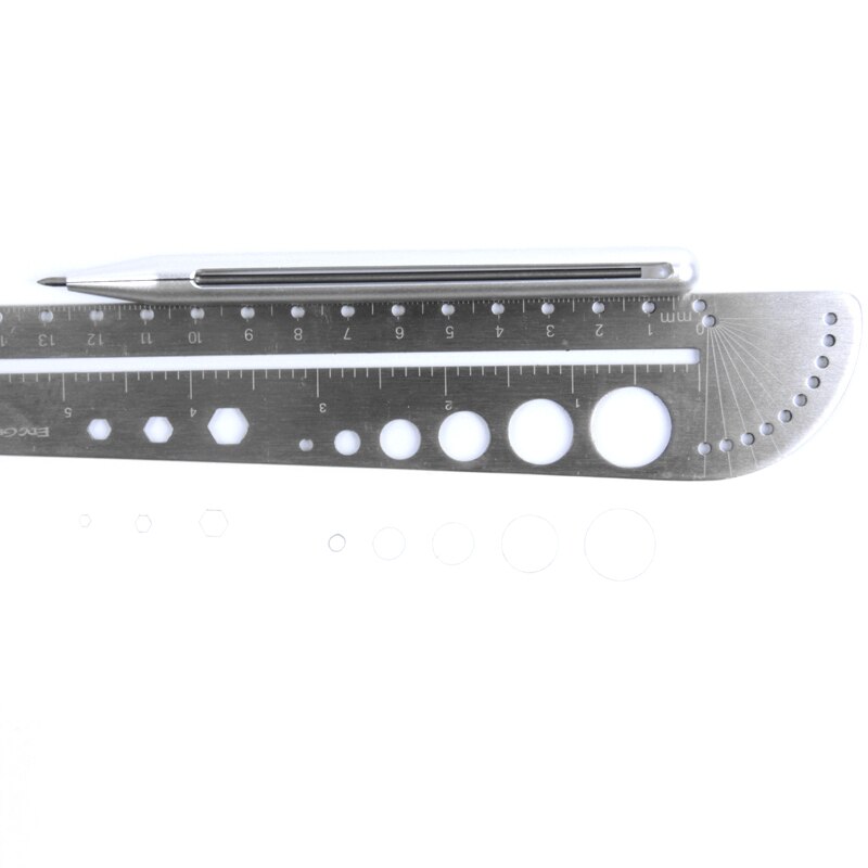 Multifunction Ruler Compasses Protractor Stainless... – Grandado