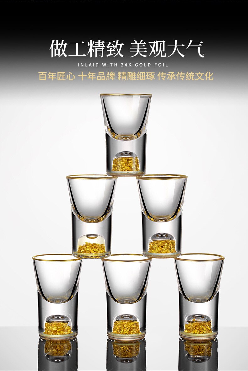 Liquor glass set crystal glass household high-end ... – Grandado