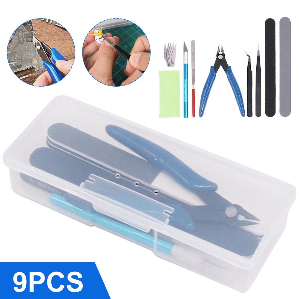 9 Pcs Model Building Tools Combo Gundam Modeler Ba... – Vicedeal