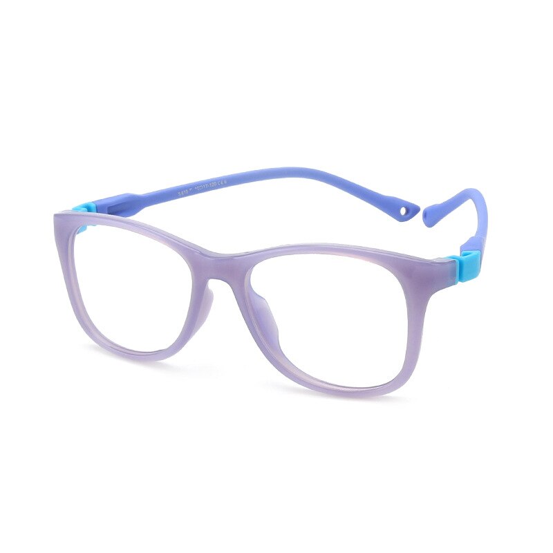 Square Blue Light Blocking Glasses Kids Pebax Mate... – Grandado