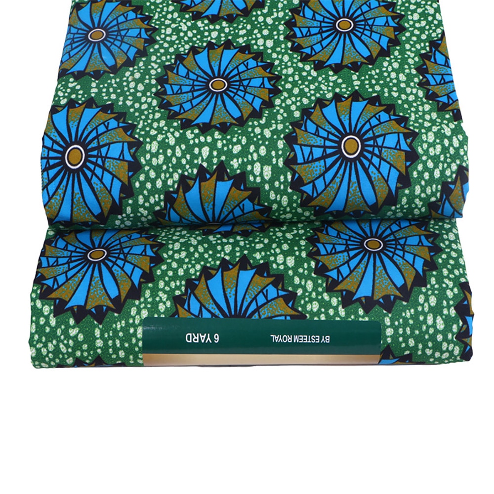 1 Yard African Wax Print Fabric Windmill Prints An... – Grandado