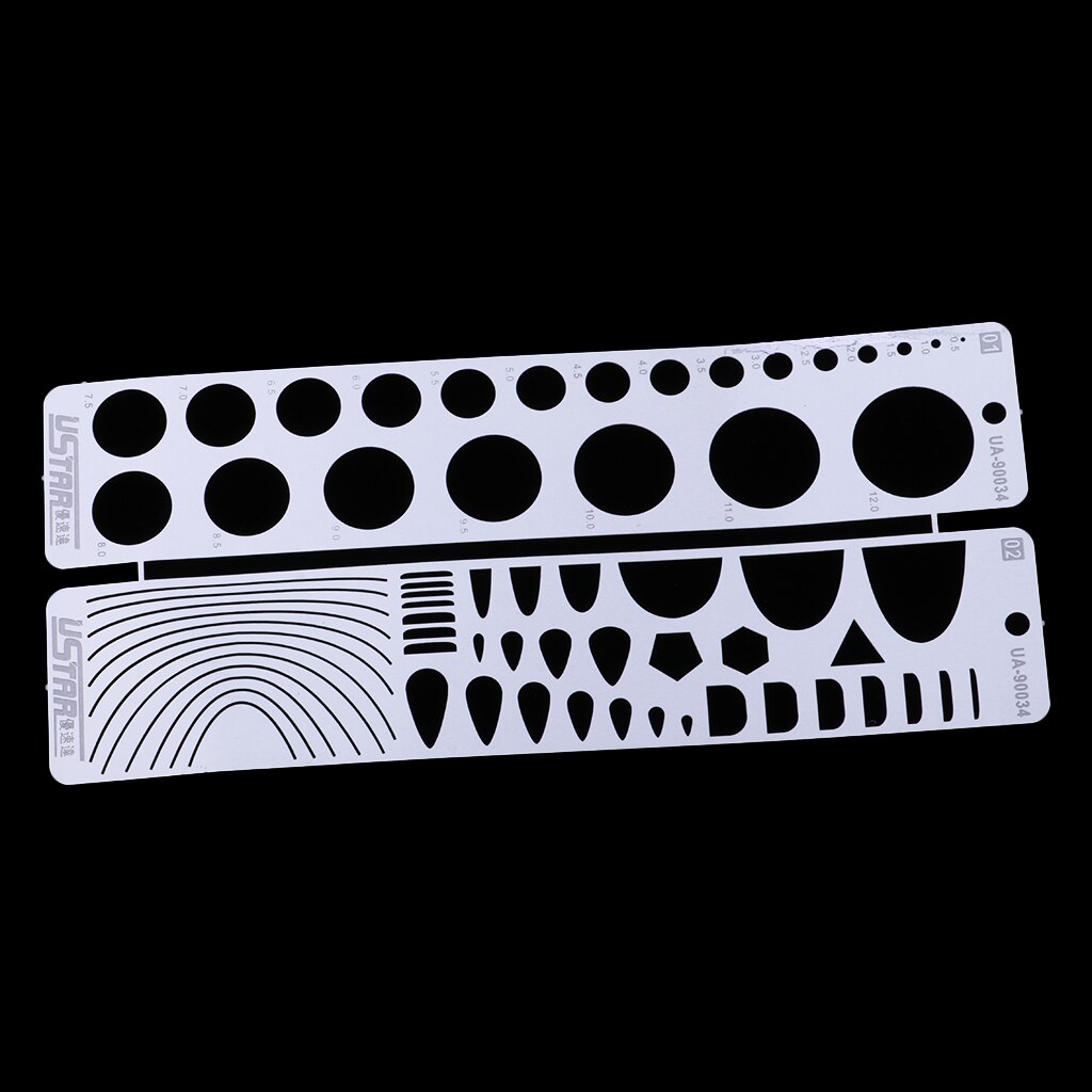 Metal Etched Tool Scribing Panel Rivet Model Templ... – Grandado