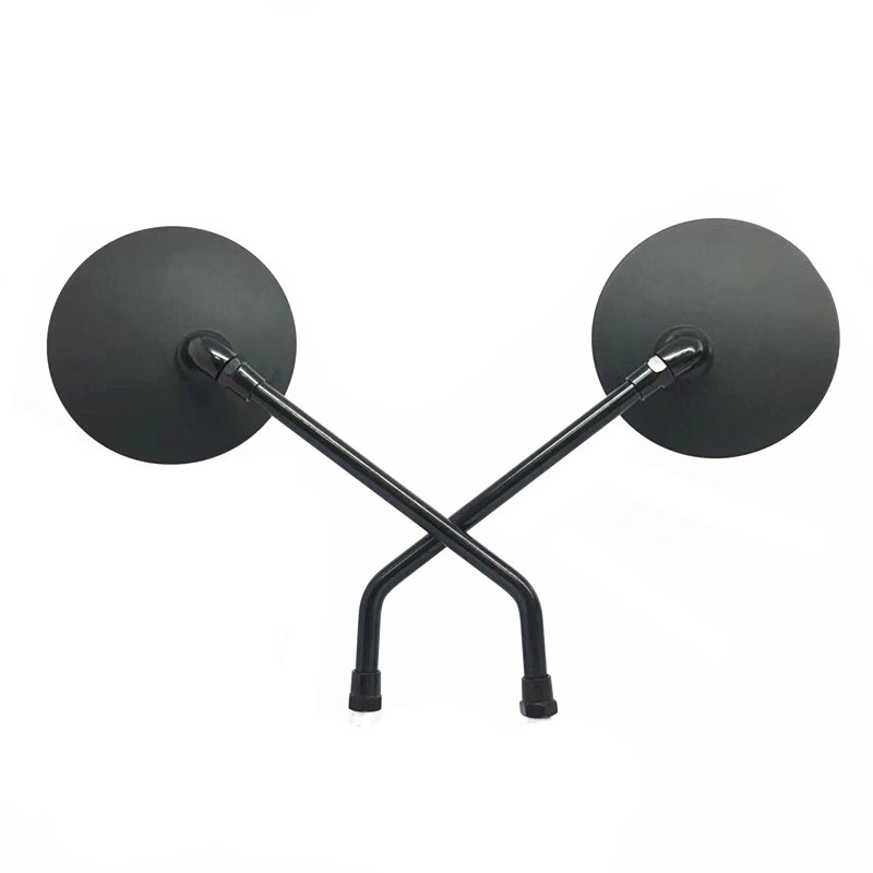 2x Black 4" Round Motorcycle Mirrors 10MM Rearview... – Vicedeal