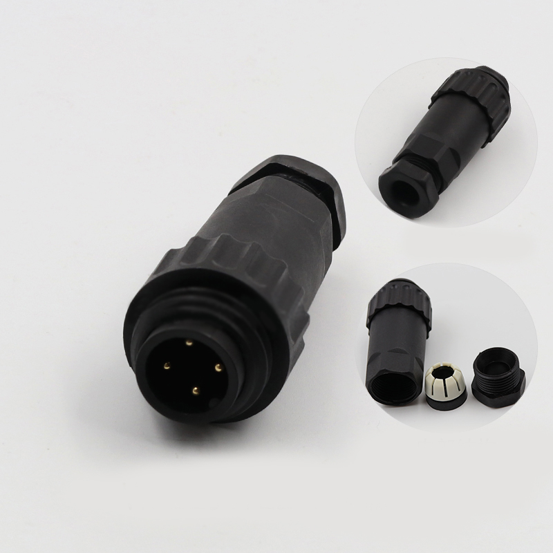 WA22 Industrial Circular Waterproof PBT Plastic 4P... – Grandado