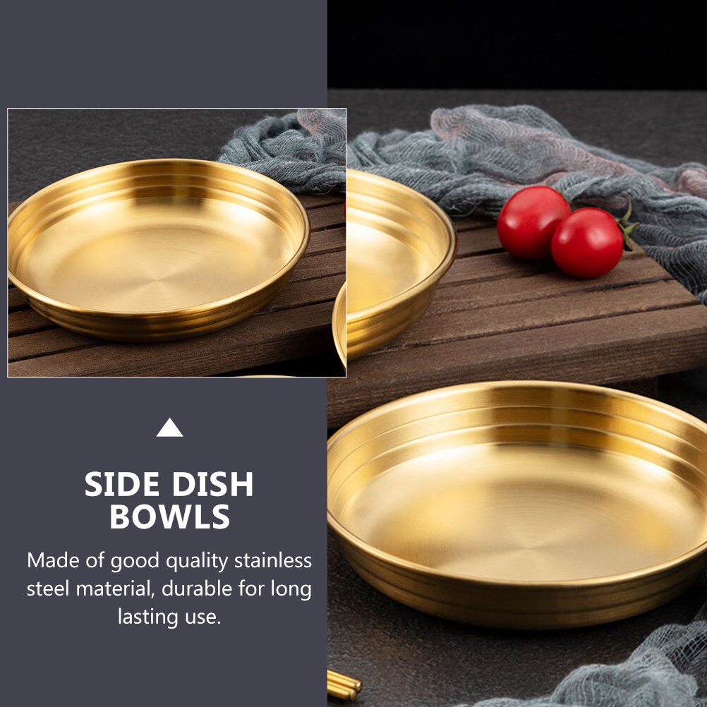 1pc Korean Kimchi Dish Flat Saucer Dish Cold Dish ... – Vicedeal