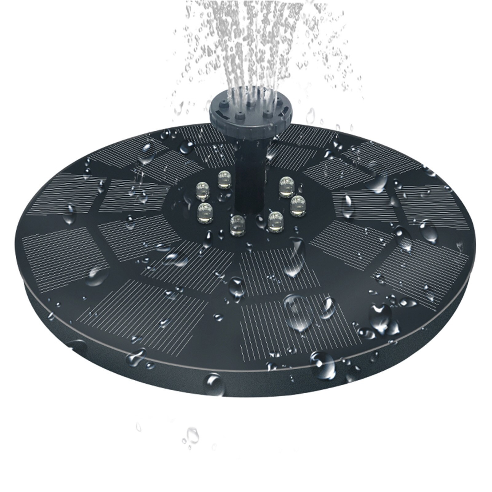 3,0 w Solar- Wasser Brunnen Schwimmbad Teich Wasse... – Grandado