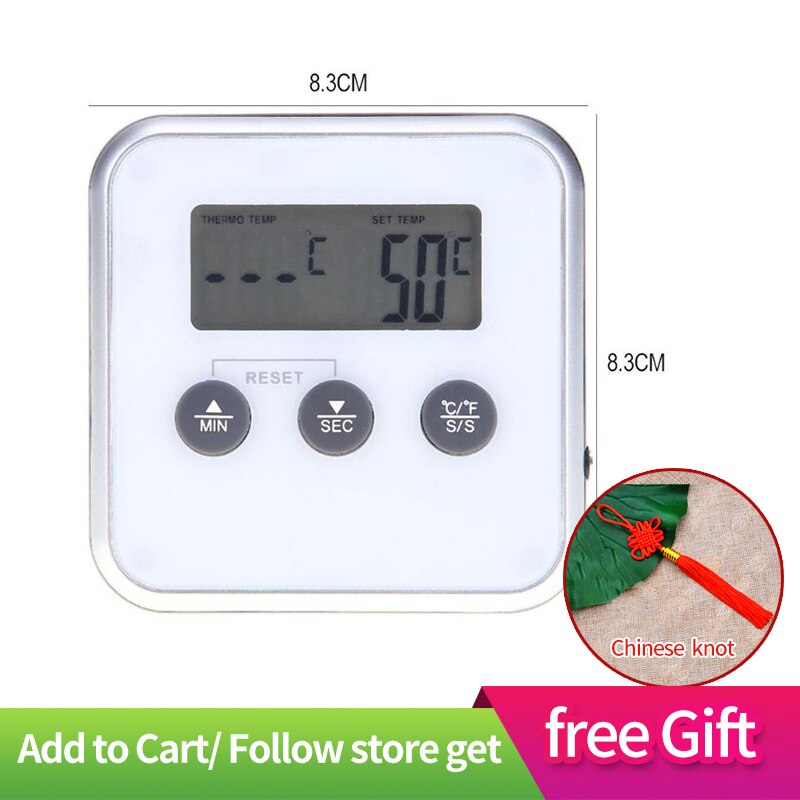 Elektronisk termometer timer mad kød temperaturmål... – Grandado