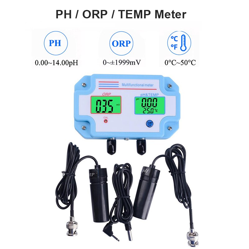 3 In 1 Ph Orp Temperatuur Meter Monitor Vervangbar... – Vicedeal