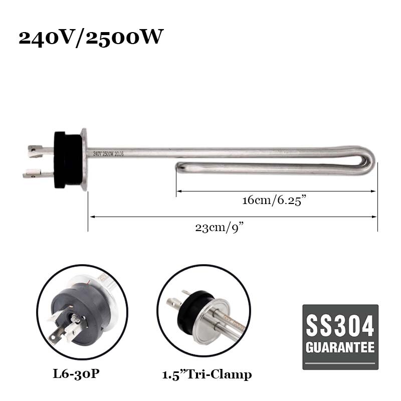 Foldback Heating Element 2500W 240V(23cm) integrat... – Grandado