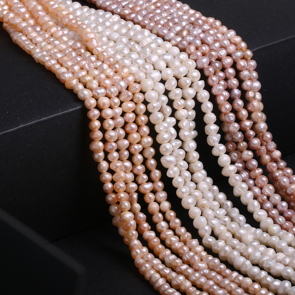 Natural Freshwater Pearls Potato-shaped Pearl Bead... – Grandado
