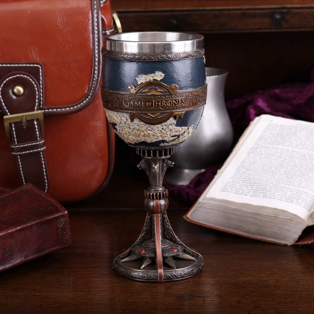 3D Gothic Goblet Iron Throne Tankard Stainless Ste... – Vicedeal