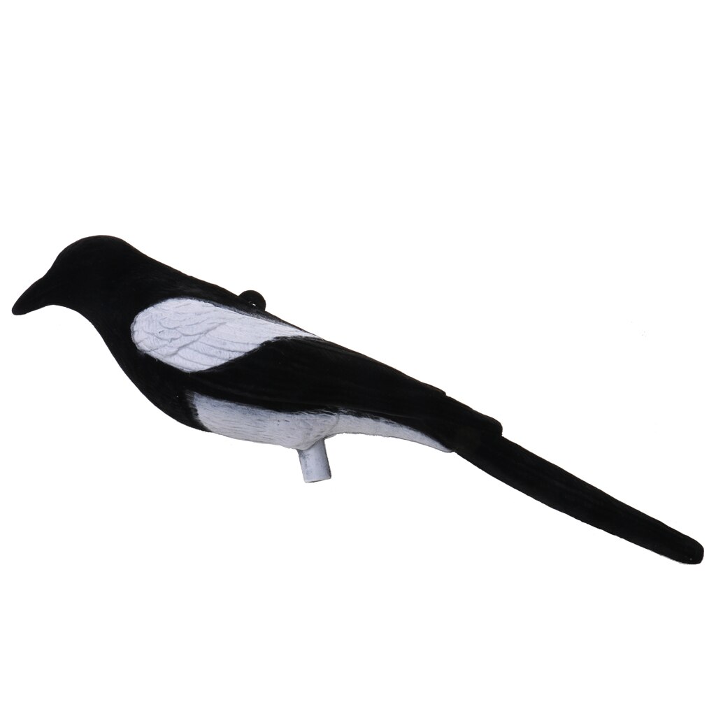 Plastic Flocked Magpie Decoy Bait Shooting Trap De... – Grandado