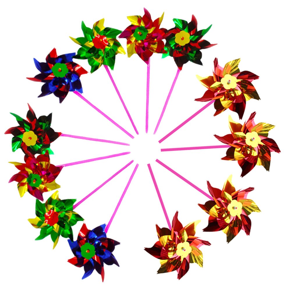 40pcs DIY Colorful Pinwheel Small Windmill Set Bea... – Vicedeal