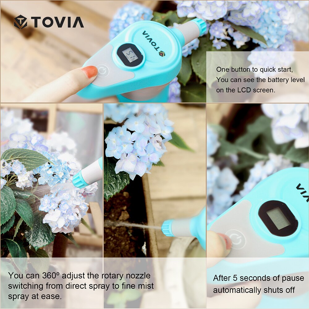 T TOVIA Cordless Electric Sprayer Mister Automatic... – Grandado