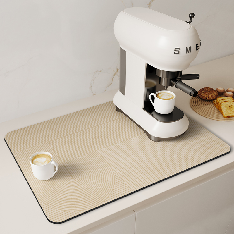 Coffee Machine Pad Rubber Dish Drying Mat Non-slip... – Vicedeal
