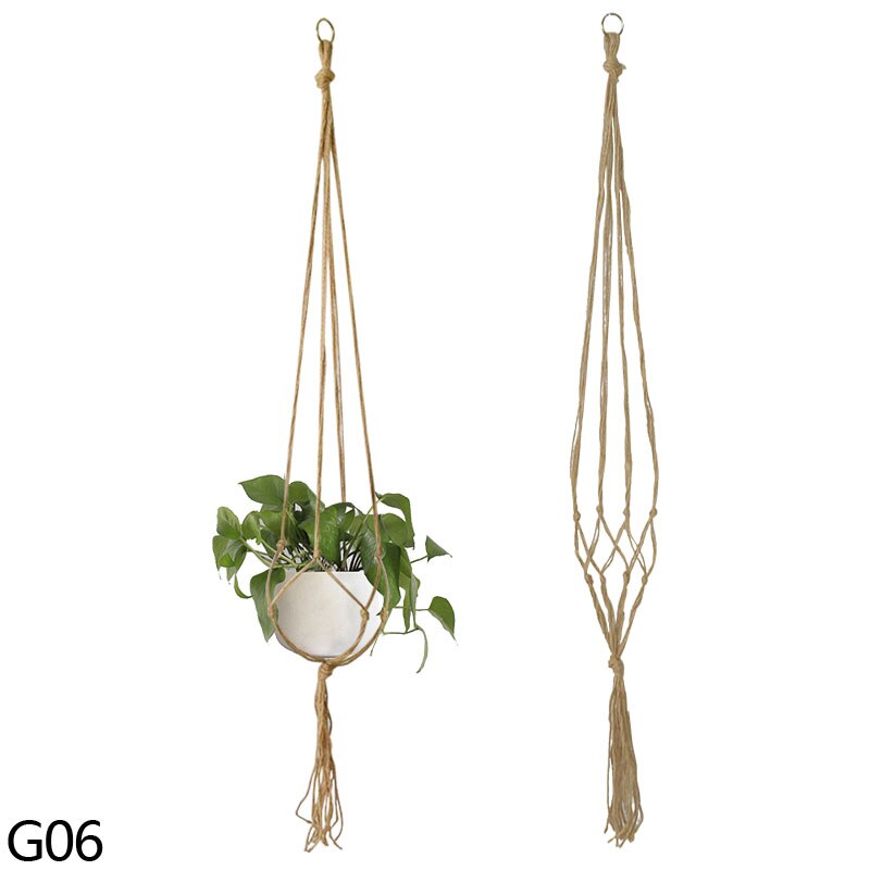 1Pcs Plants Potted Lanyard Handmade Macrame Flower... – Grandado