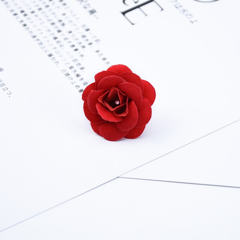 10 Pieces Red Roses Scrapbooking Flowers Wall Brid... – Vicedeal