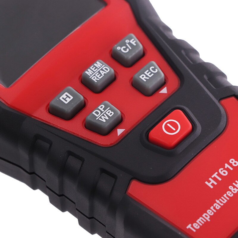 Moisture Meter HT-86 Digital Thermometer Hygrometer Wet Bulb/Dew Point ...