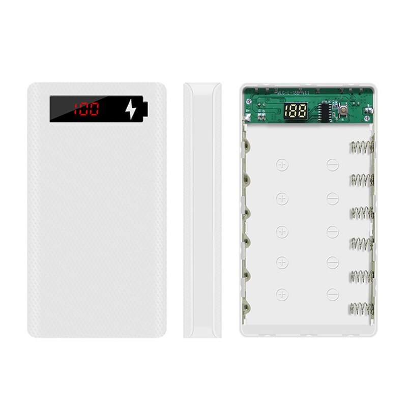 L6 LCD Display DIY 6x18650 Battery Case Power Bank... – Vicedeal