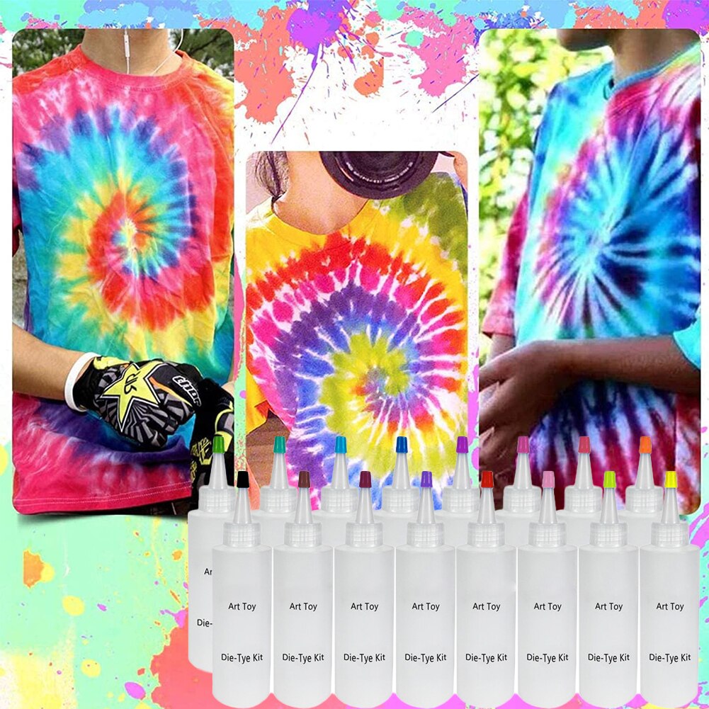Tie Dye Kit DIY Fabric Dye Set Textile Paint Set K... – Grandado