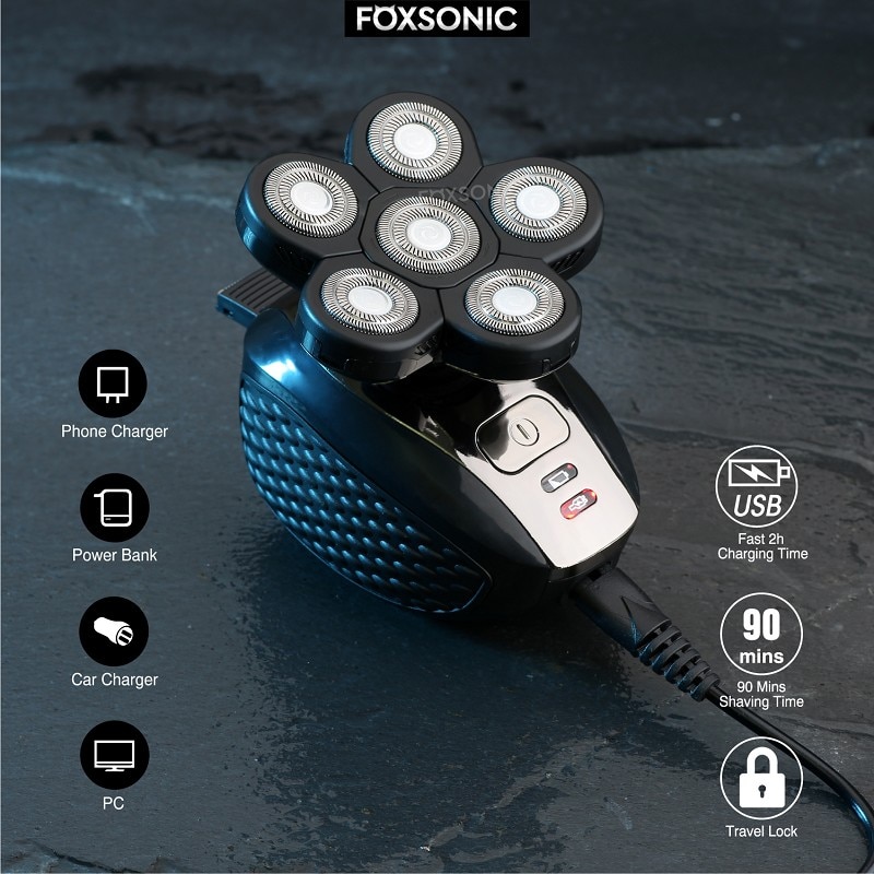 FOXSONIC 6 in 1 Multifunction Rechargeable Electri... – Grandado