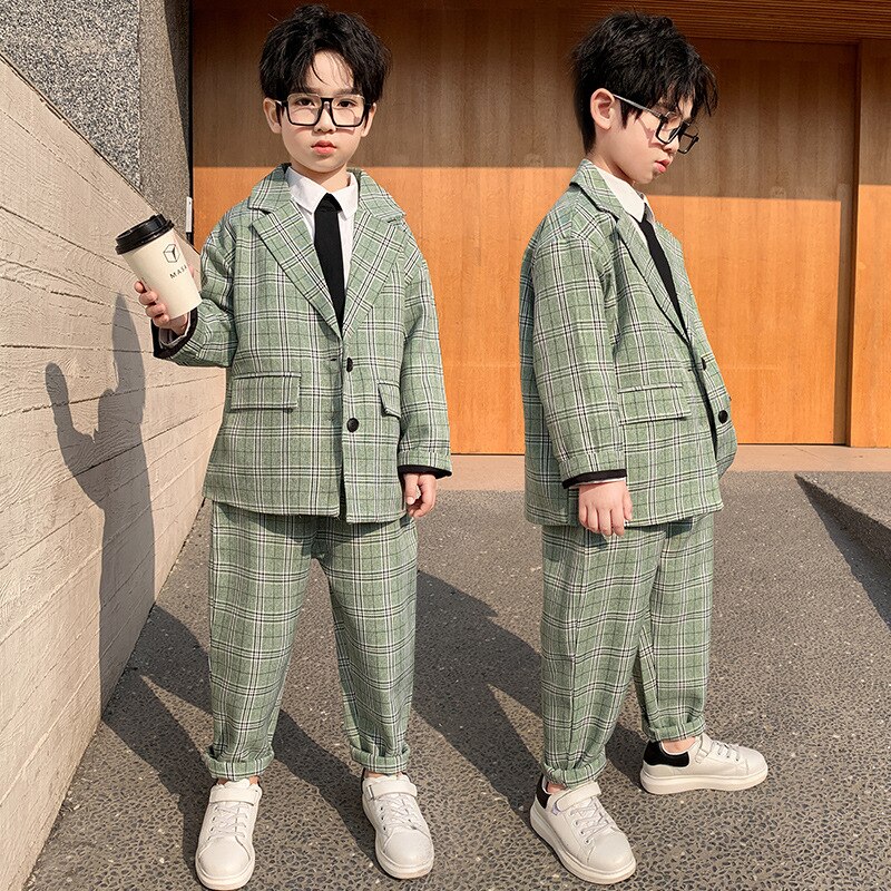 Jongens En Najaar Blazer En Broek Leisure Suit 202... – Grandado