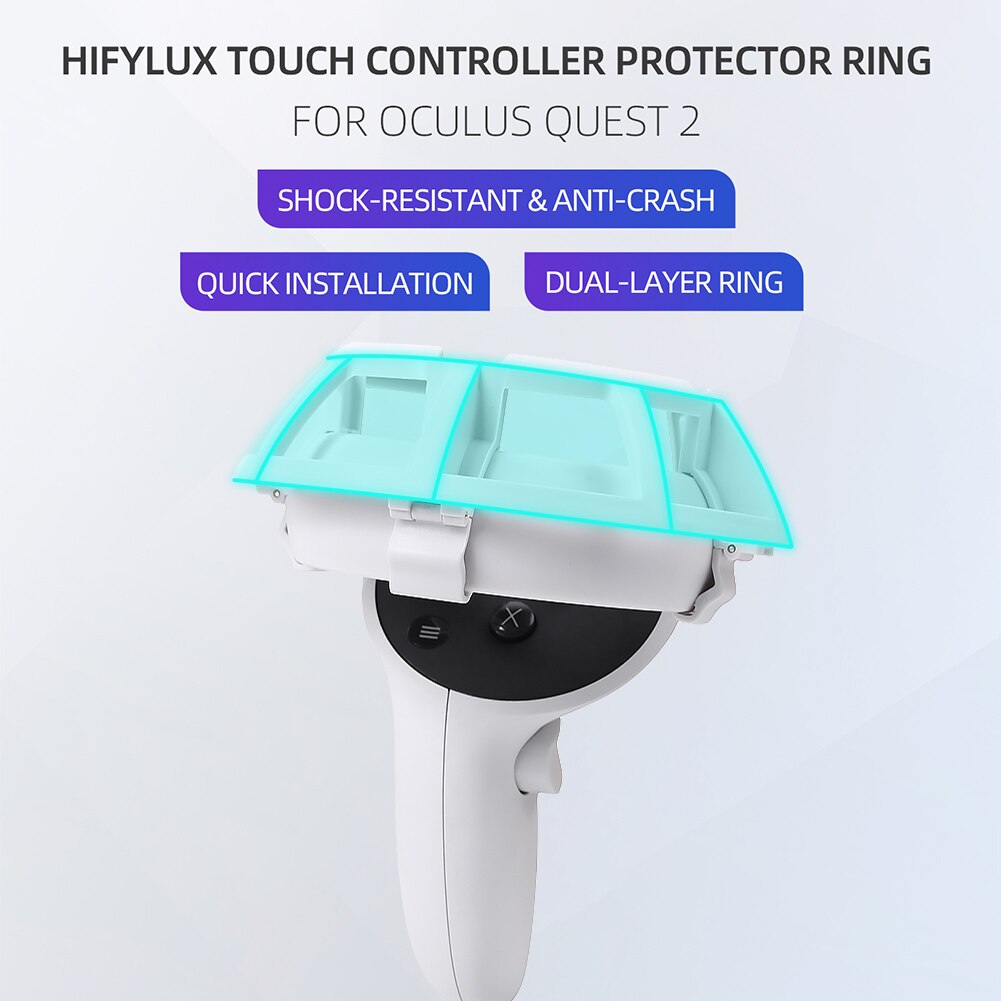 1 Pair Plastic Anti-Collision VR Controller Ring B... – Grandado