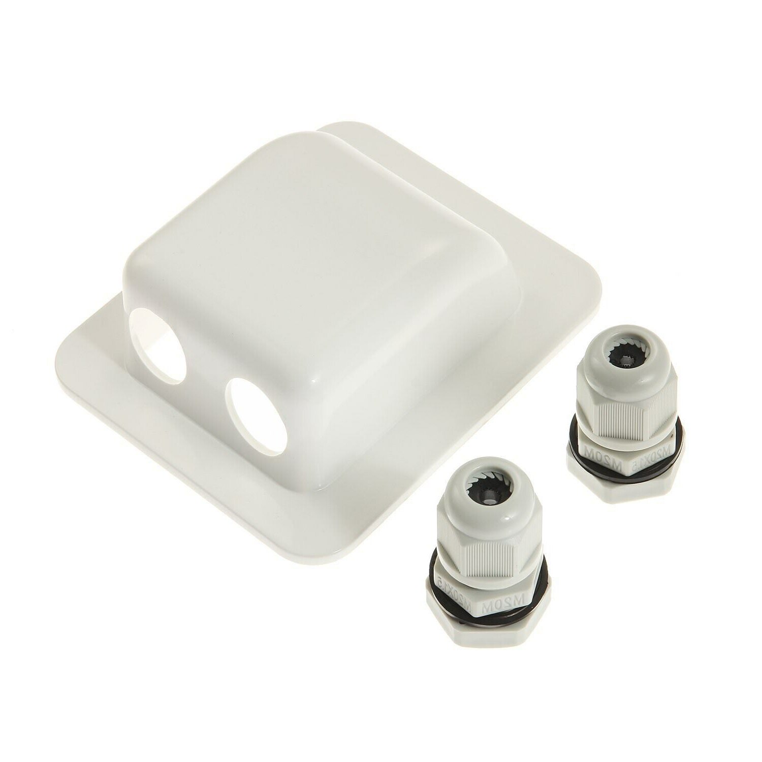 Waterproof ABS Junction Box Double Cable Entry Gla... – Grandado