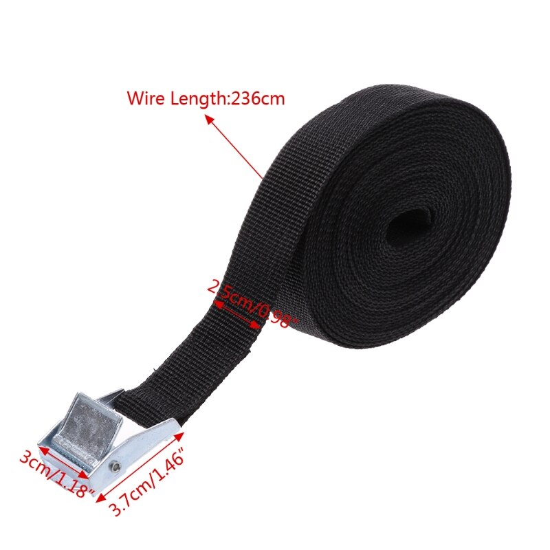 Buckle Tie-Down Belt Car Cargo Strap Strong ratche... – Grandado