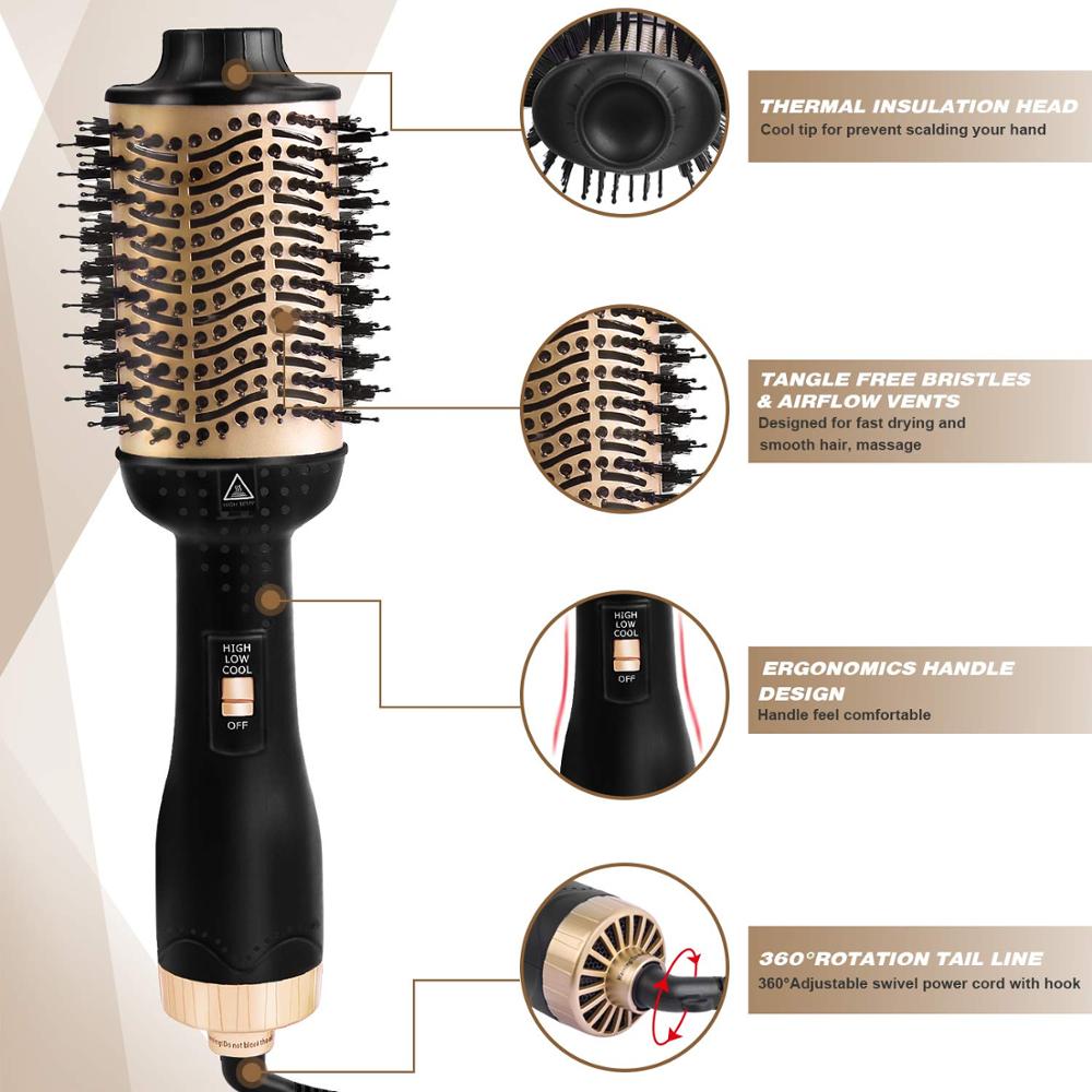 One Step-brosse à Air , sèche-cheveux et volumiseu... – Grandado
