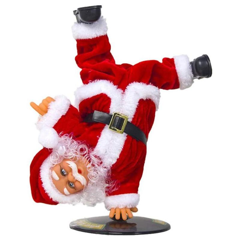 Funny Santa Claus Doll with Music Electric Santa C... – Grandado